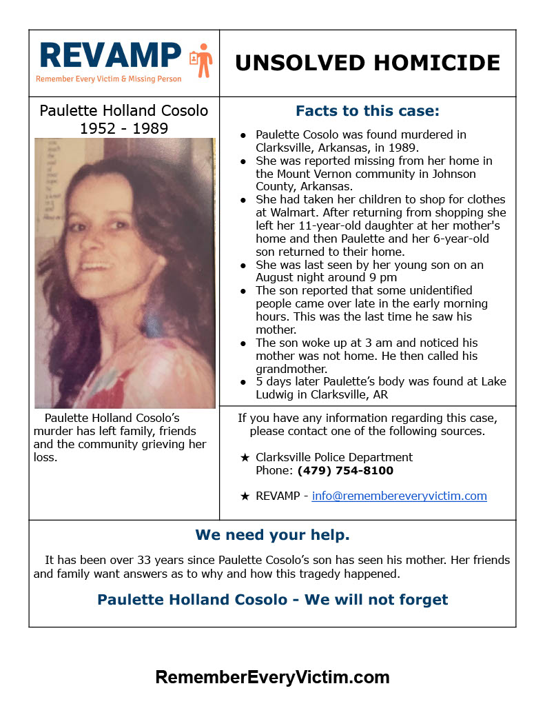 Flyers – REVAMP | Remember Every Victim and Missing Person